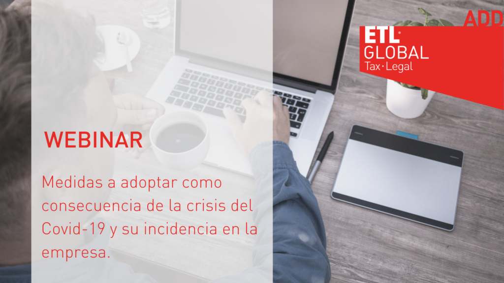 WEBINAR SOBRE LAS MEDIDAS A ADOPTAR COMO CONSECUENCIA DE LA CRISIS DEL ...